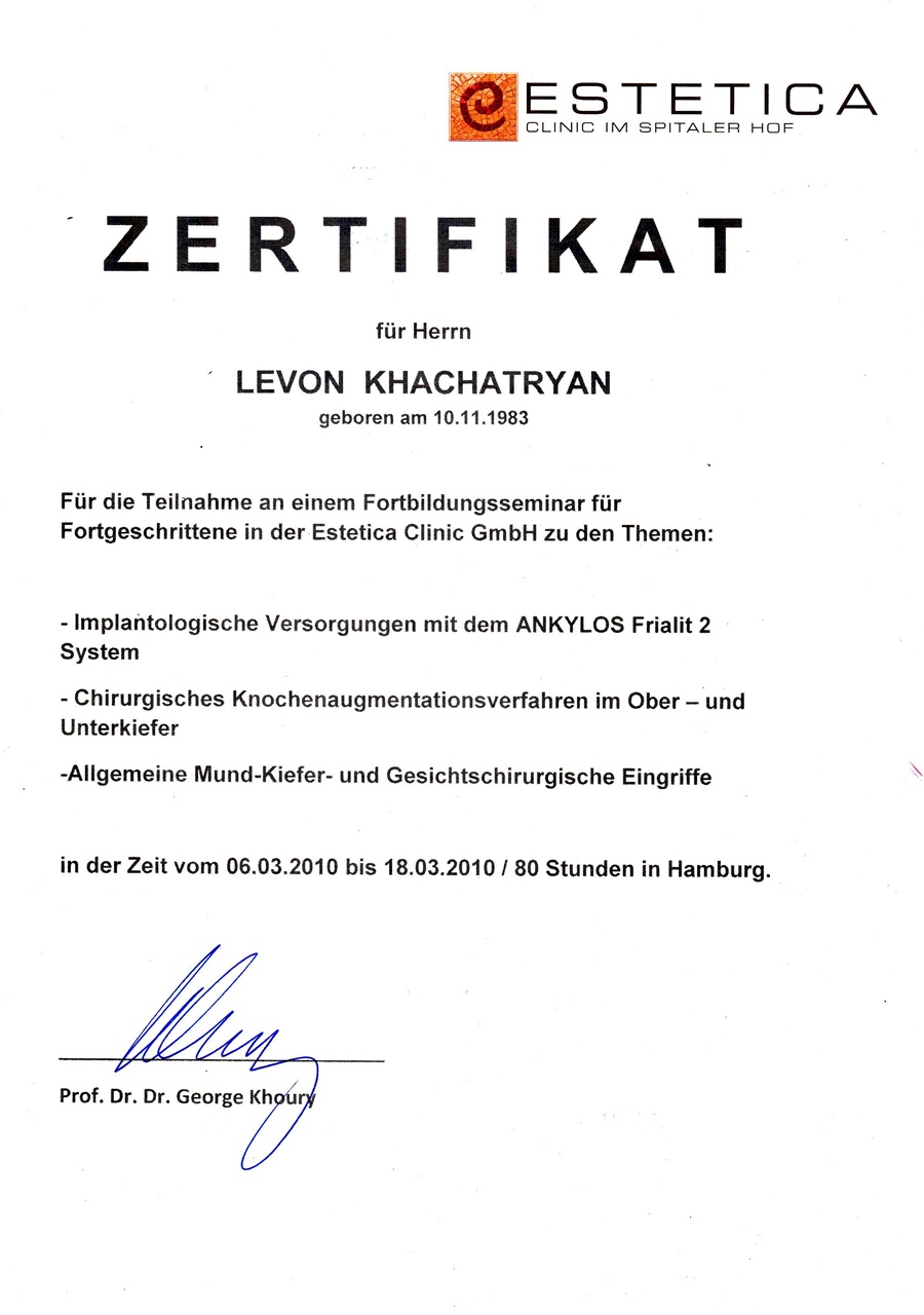 Dr. Levon Grigor Khachatryan